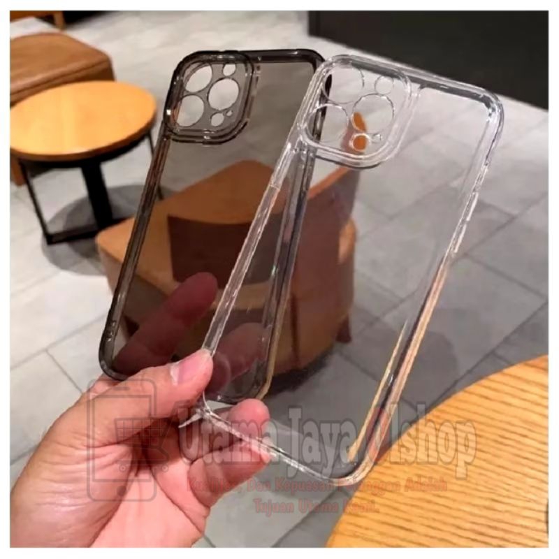 Softcase CLEAR BLACK SPACE TPU ALL TYPE iPhone 12 Mini / IP 12 / IP 12 ...