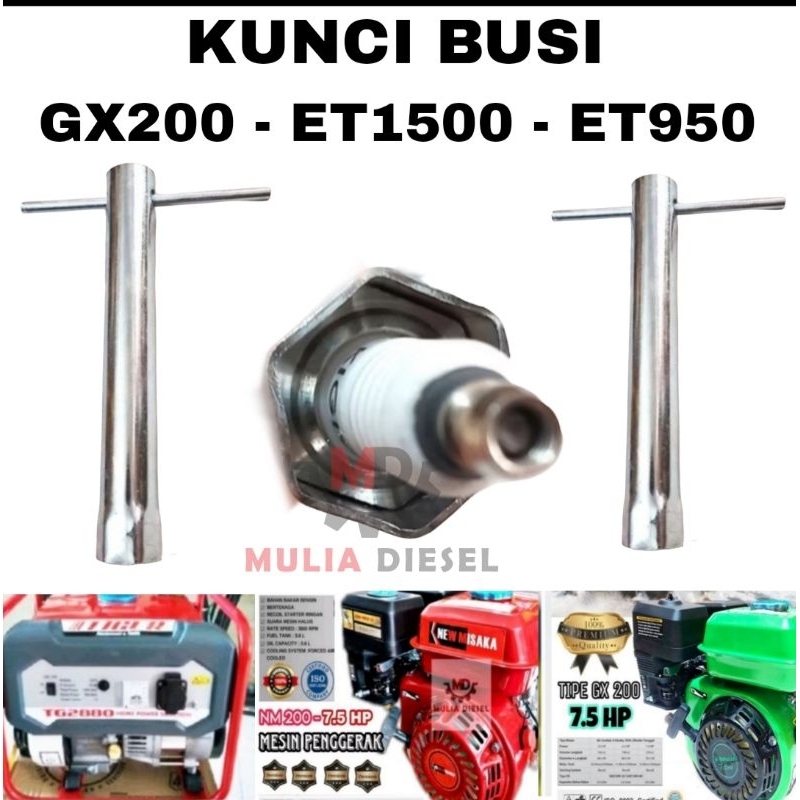 MESIN Spark Plug Key Spark Plug Generator Driving Engine Generator ...