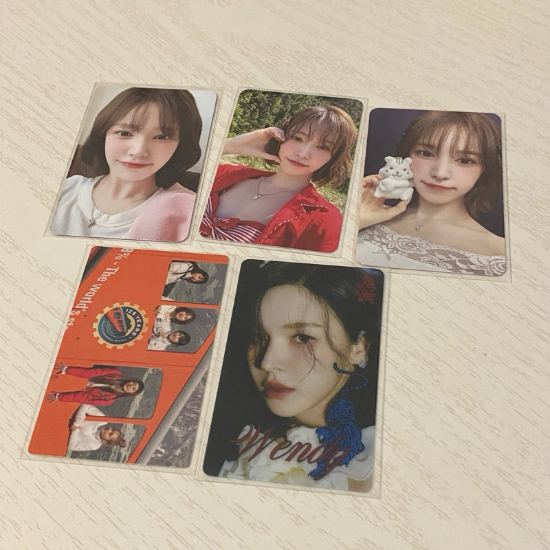 Official red velvet wendy photocard cosmie md fancon concert seasons ...