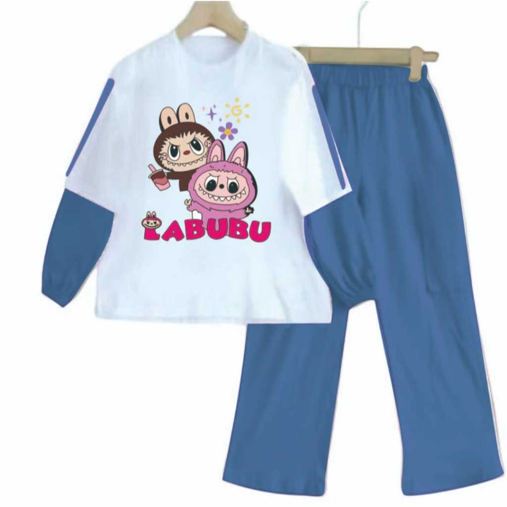 E SET LABUBU KIDS FOR CHILDREN AGE 3 - 12 YEARS CRINKLE AI FLOW VIRAL ...