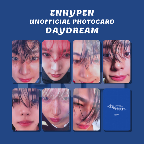 [kstuffind] ENHYPEN DAYDREAM PHOTOCARD UNOFFICIAL ENHYPEN ZOOM THICK ...