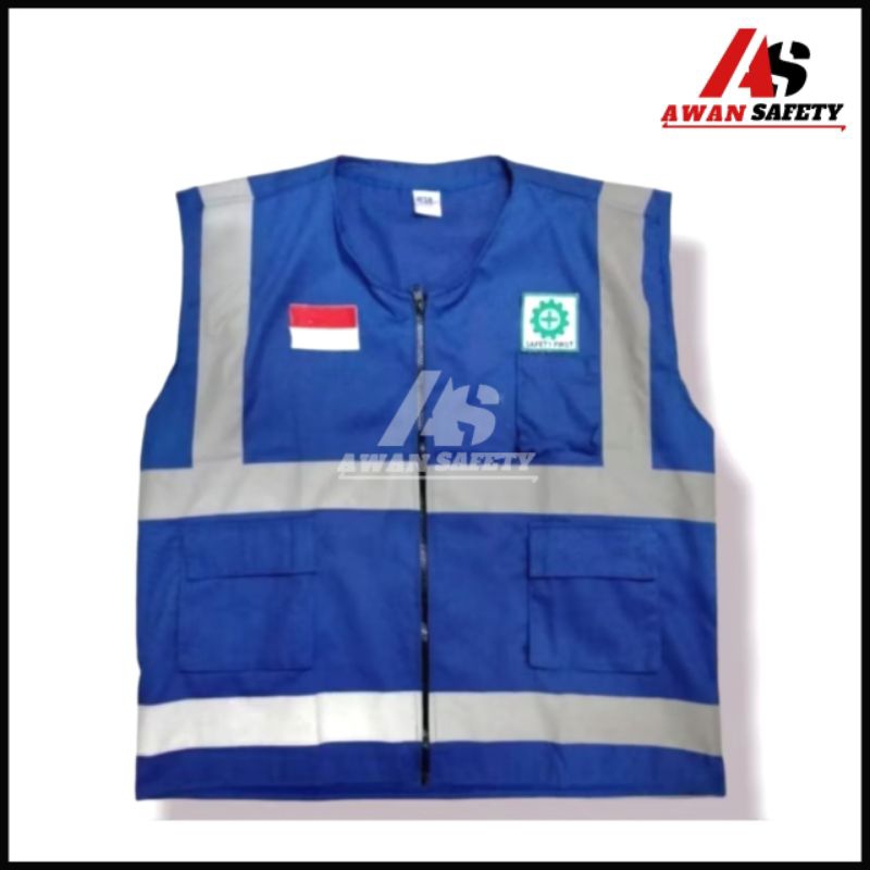 K3 PROJECT Safety Vest ZIPPER HSE Safety Vest Men's Work Drill Material ...