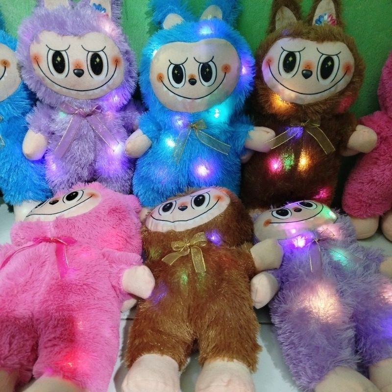 Cute 35 cm Labubu Led doll | Shopee Malaysia