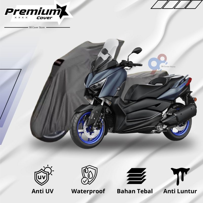 Yamaha XMAX Premium Motorcycle Cover, Thick Anti-Fade Waterproof Cover ...
