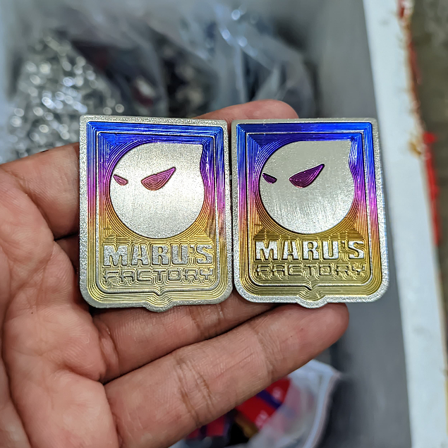 Vespa Matic Marus Factory Titanium Emblem | Shopee Malaysia