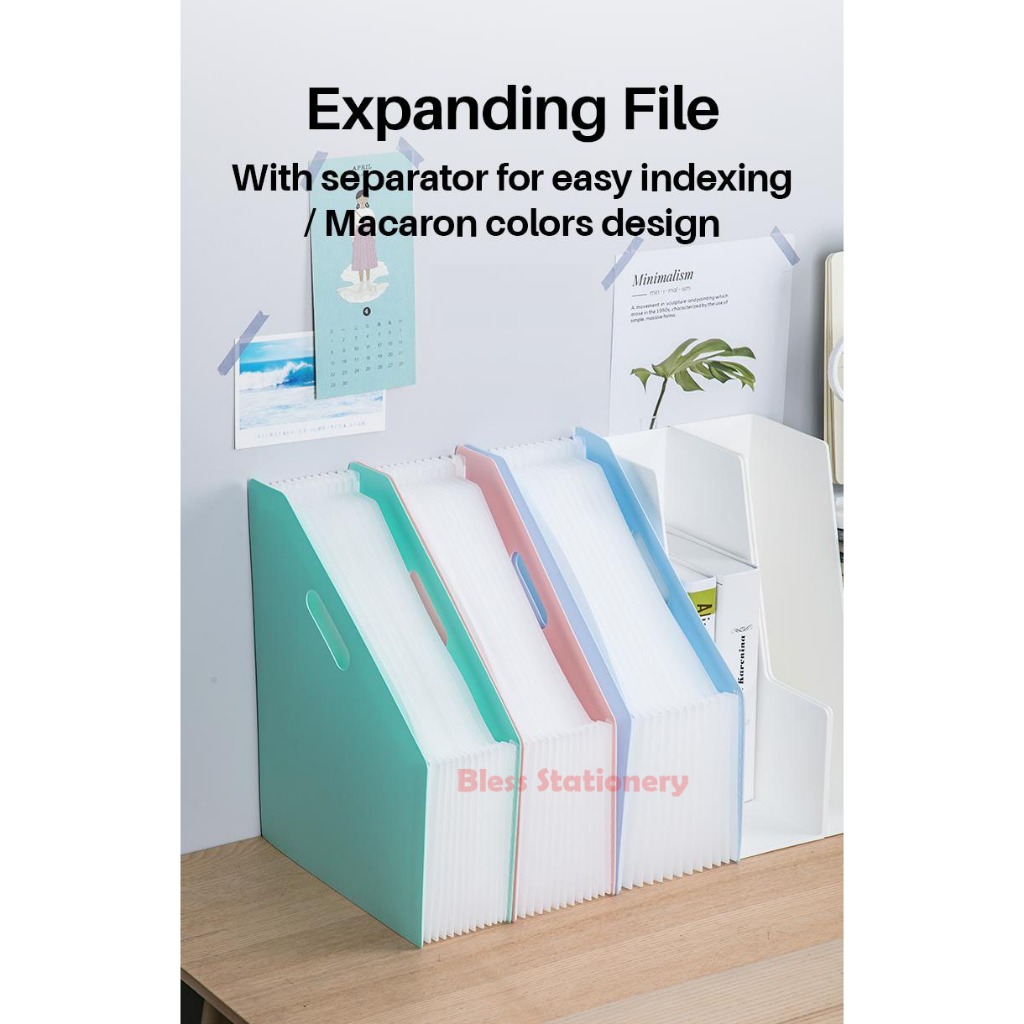 Deli file box Standing file Binder box Magazine file | Shopee Malaysia