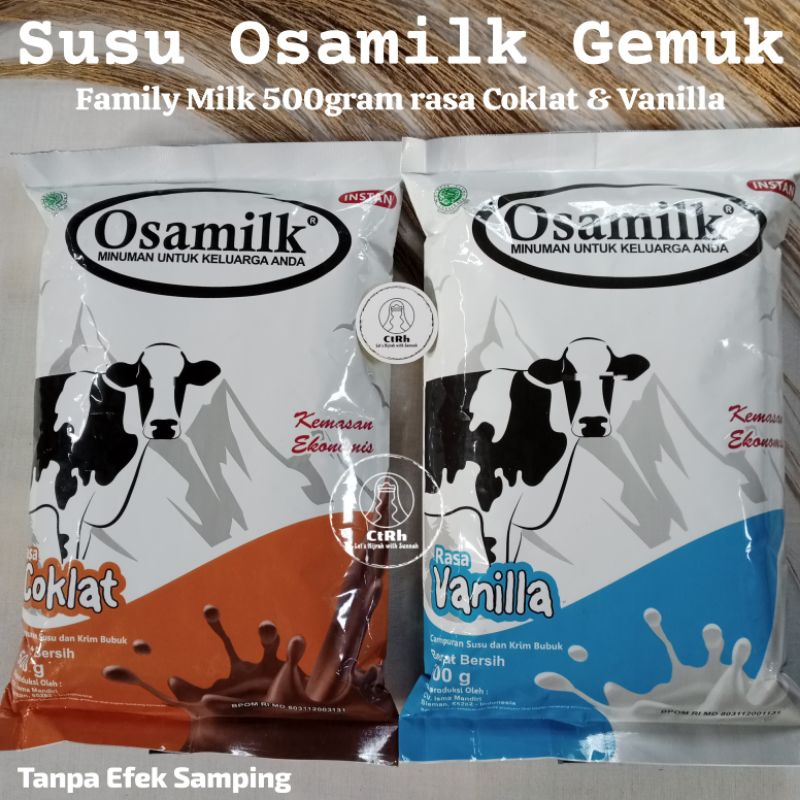 Original Osamilk Milk Without Side Effects Halal & BPOM Family Milk Fat ...