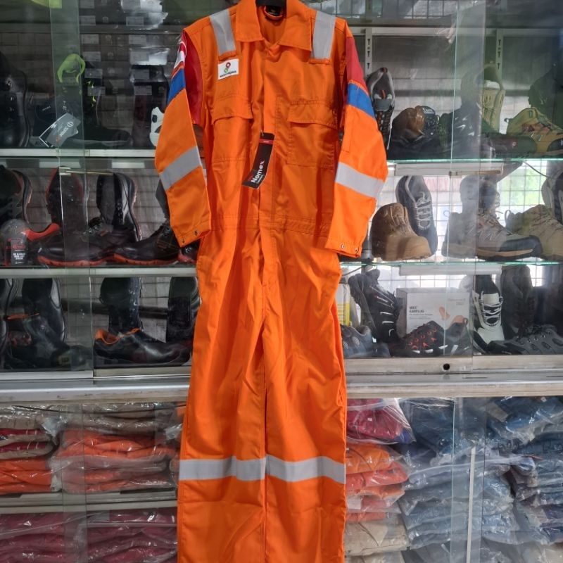 Wearpack Coverall Nomex Dupont Pertamina Offshore FRC Flame Resistance ...