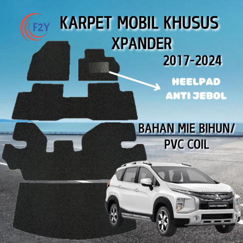 Xpander Vermicelli Noodle Car Carpet Full Set Trunk | Shopee Malaysia