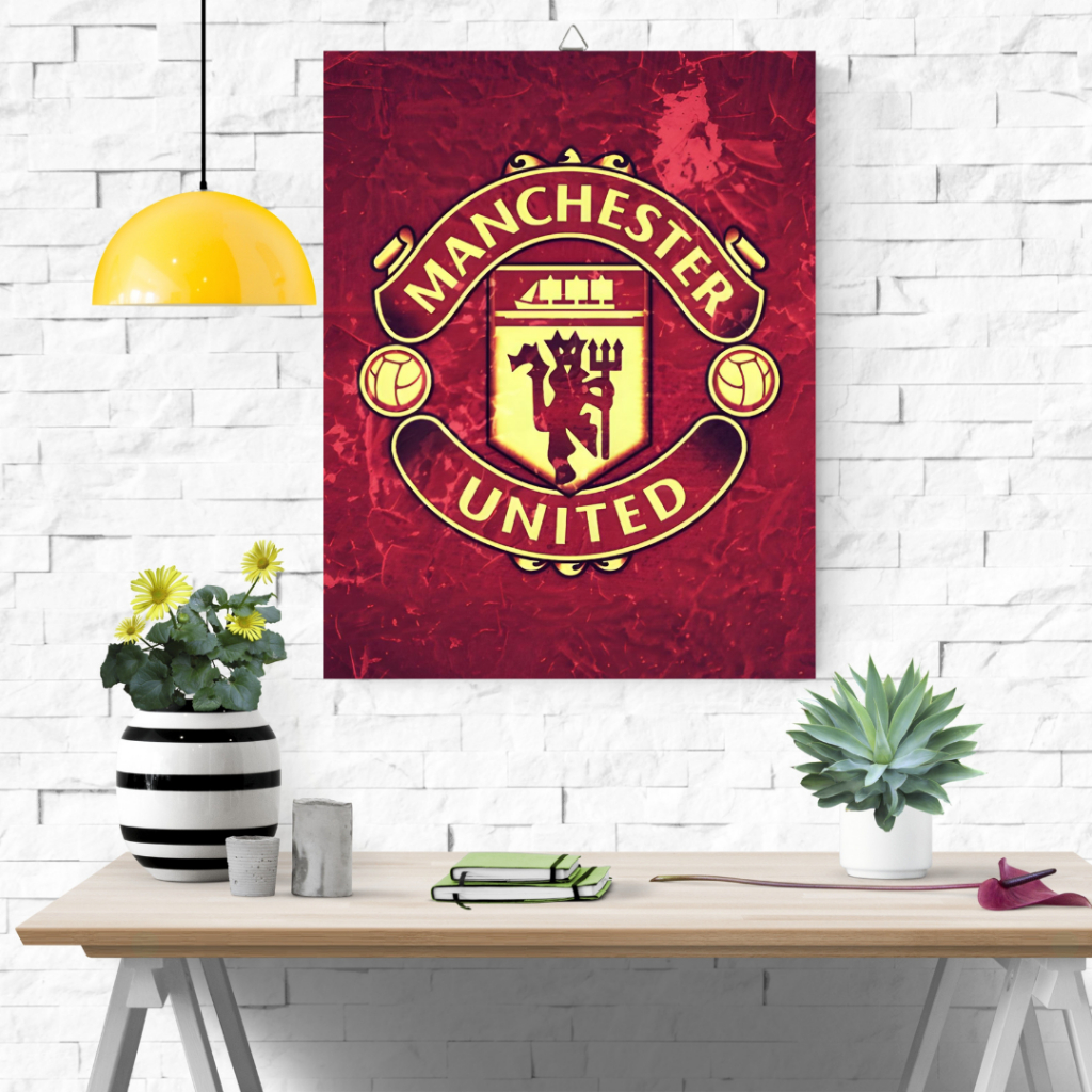 KAYU HIASAN DINDING Manchester UNITED WALL DECORATIONS - WOODEN POSTERS ...