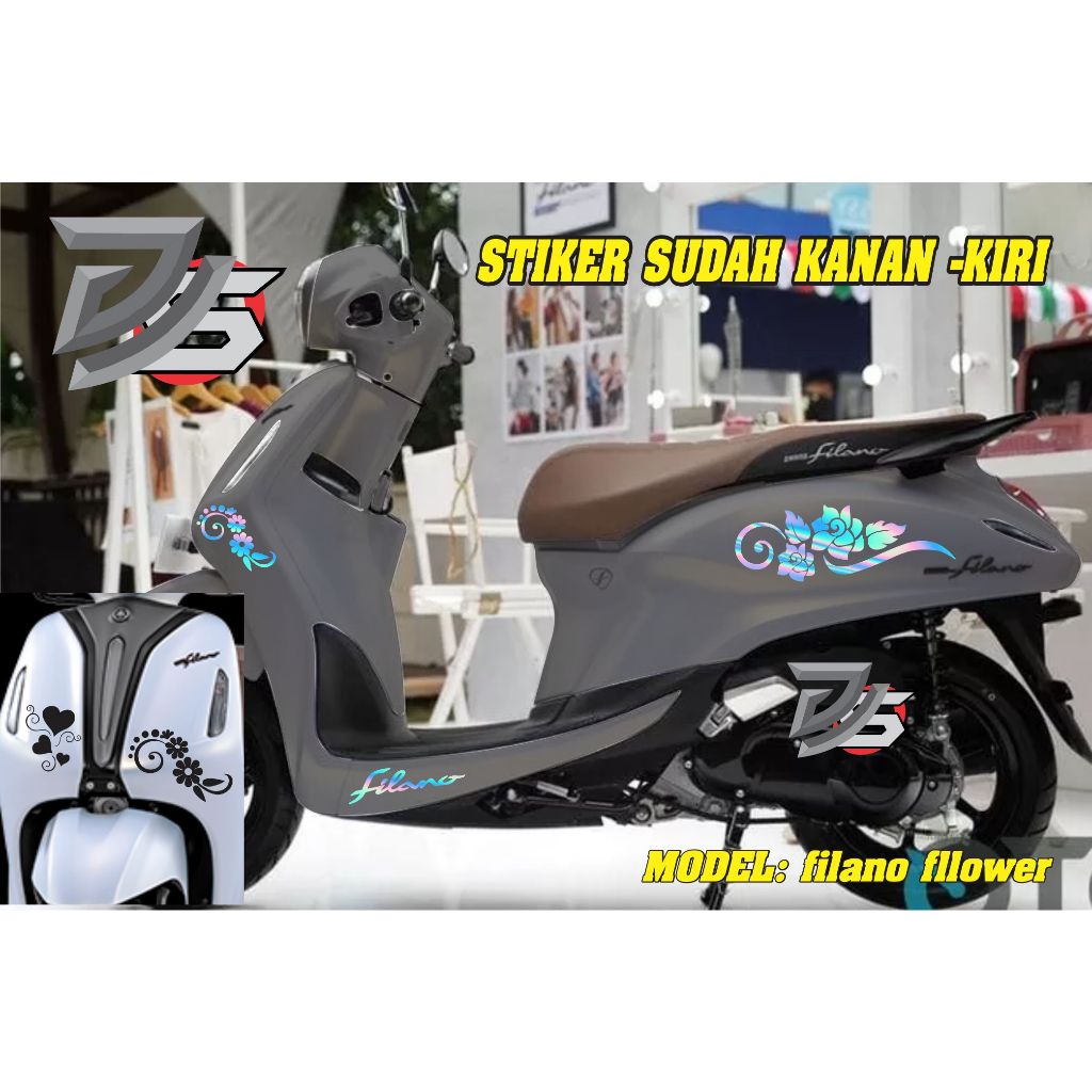 Grand FILANO STICKER CUTTING STRIPING / YAMAHA GRAND FILANO CUTTING ...