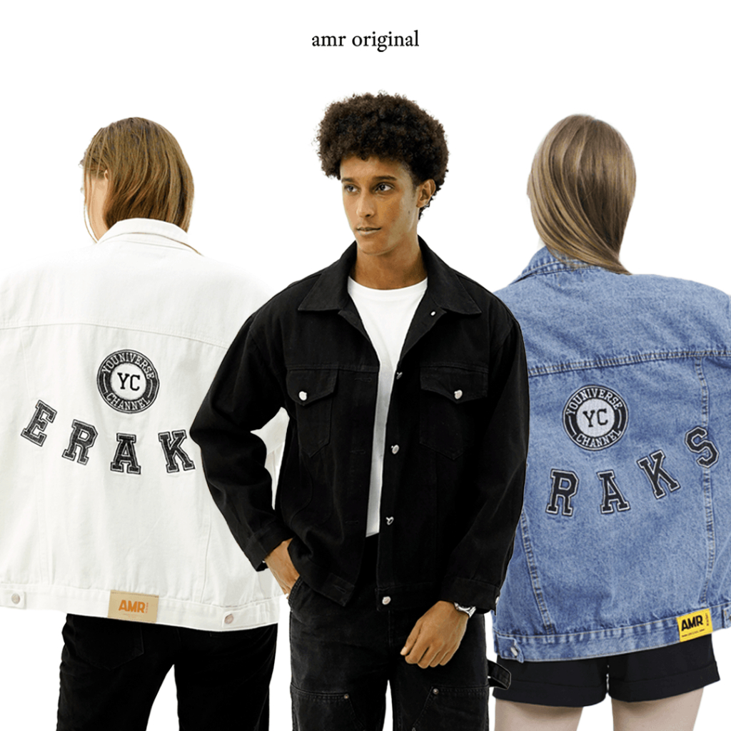 Original AMR - ERAKS 1397 COLLECTION - DREAM OVERSIZE JEANS JACKET ...