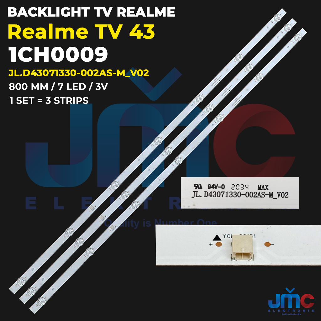 Realme 43 Inch TV Backlight TV 43 JL.D43071330-002AS-M_V02 | Shopee ...