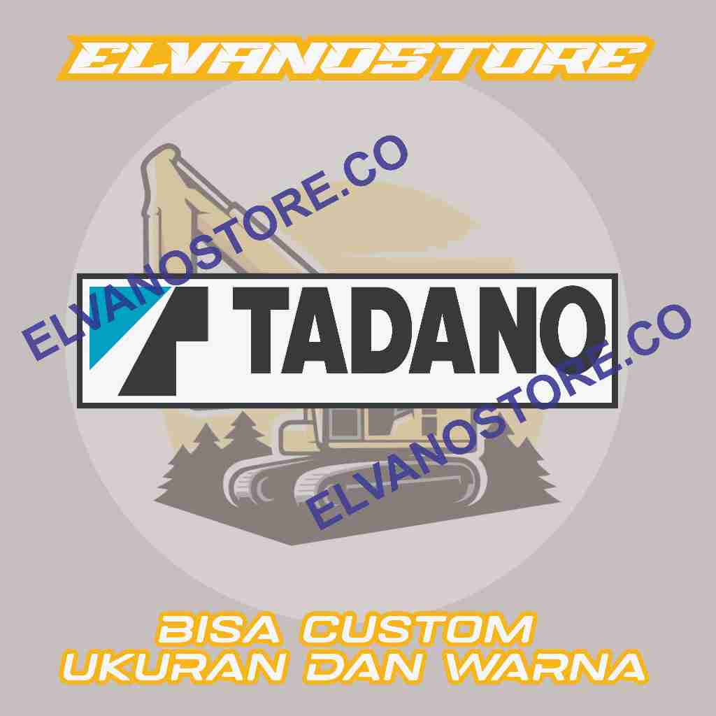 2 PCS HIGH QUALITY CRANE TADANO STICKER DECAL | Shopee Malaysia