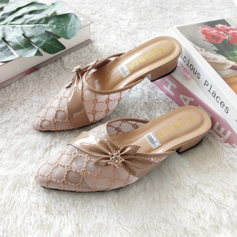 Women's lace party sandals with 3cm heels, women's lace party sandals ...
