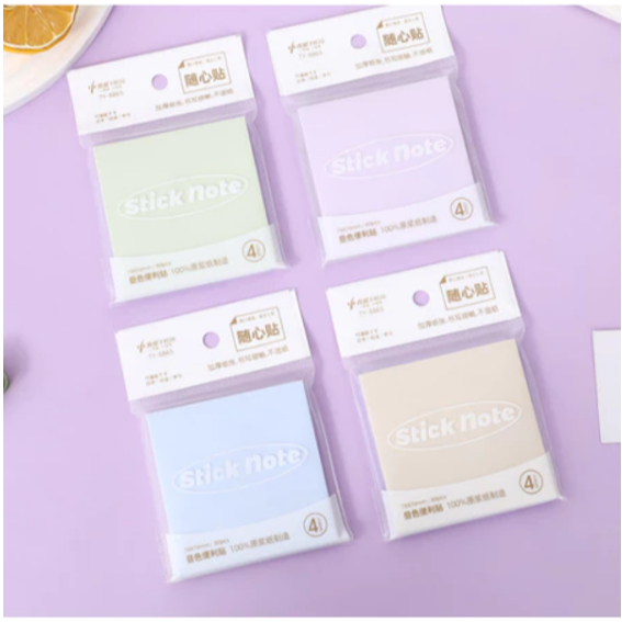 Small STICKY NOTES 3x3 / 3x2 INCH MORANDI COLOR | Shopee Malaysia