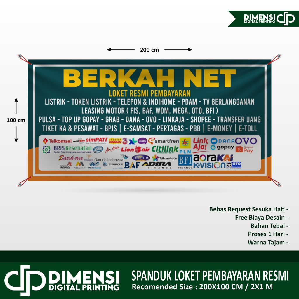 Official Payment Pendant Banner / Payment Outlet Banner | Shopee Malaysia