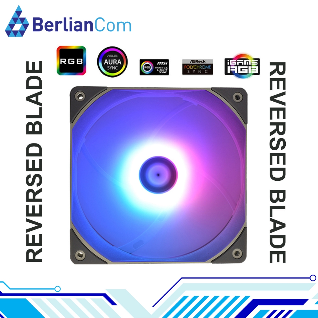 Thermalright TL-C12R-S ARGB REVERSE Blade 120mm PWM Fan | Shopee Malaysia