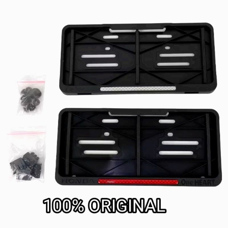 Original HONDA and non-ORIGINAL number plate holder number plate holder ...
