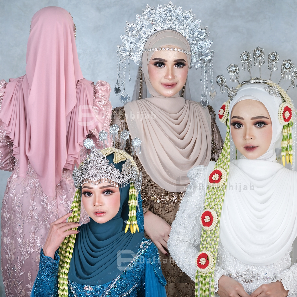 Drapery wings instant hijab set malaysia by daffahijab | Shopee Malaysia