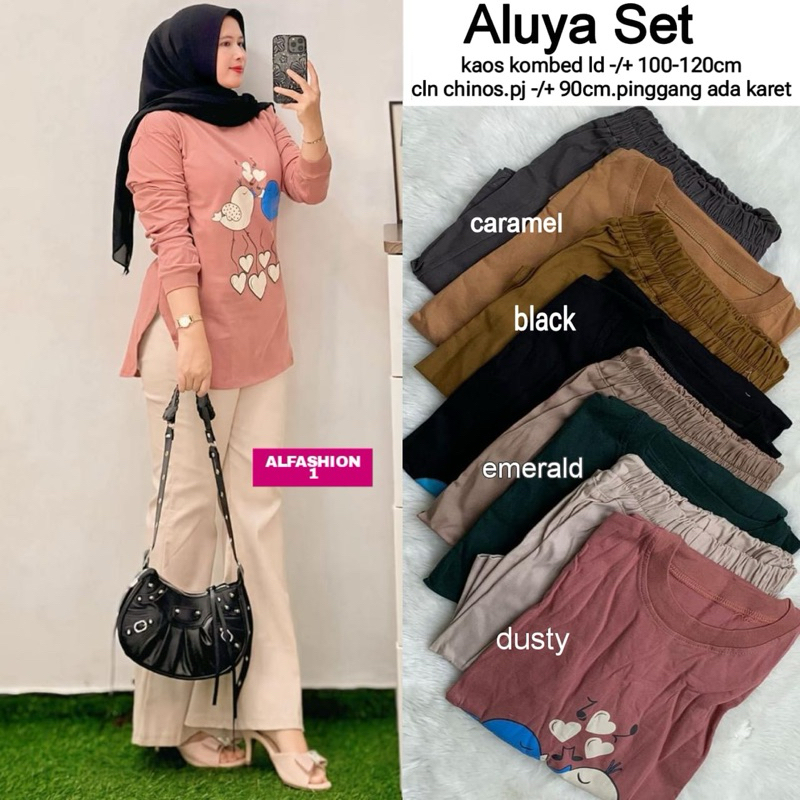 Aluya SET • HELLA HIJAB SET ORI BY AL FASHION | Shopee Malaysia