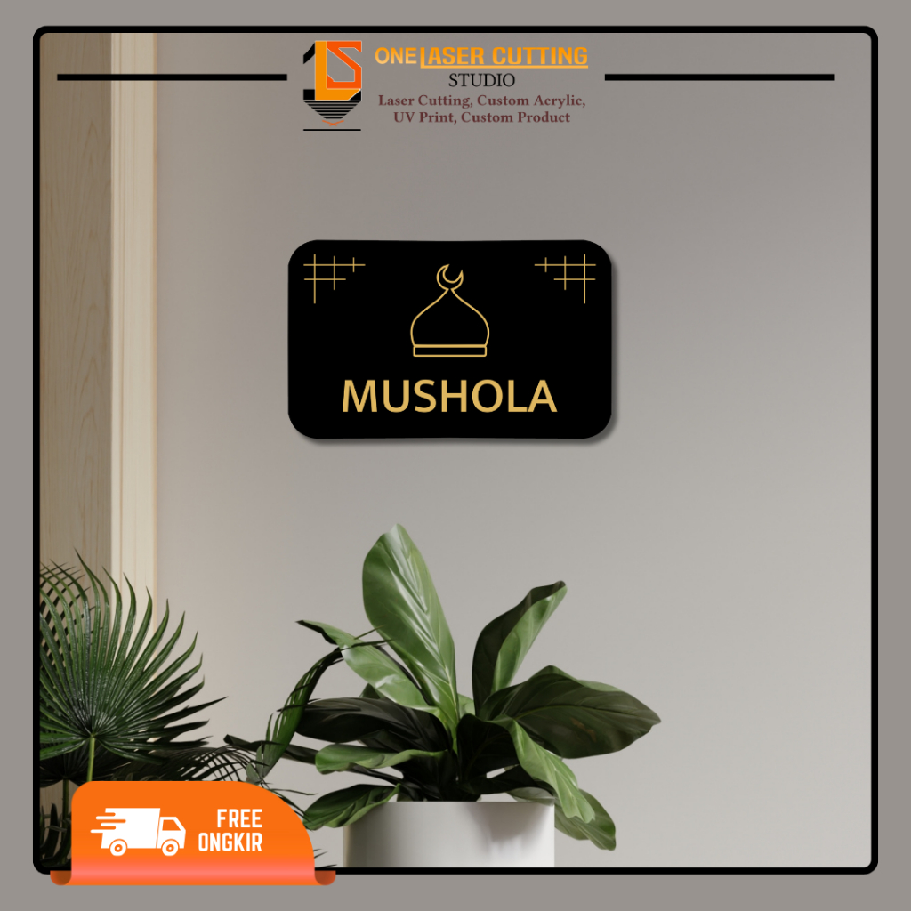 Acrylic Prayer Room Sign 10 x 15 cm Minimalist Prayer Room Acrylic Sign ...