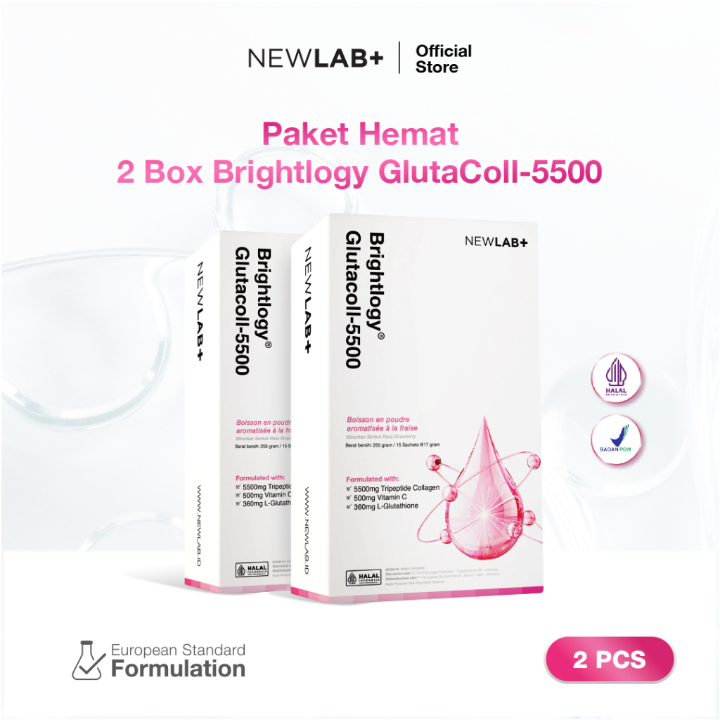 Newlab Economical Package 2 Boxes Brightlogy GlutaColl-5500 | L ...