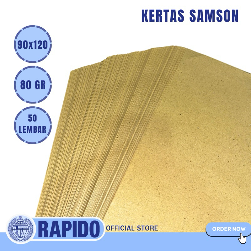 [ 50 Sheets ] 90 x 120 Samson Paper 80 Gr / Wrapping Paper | Shopee ...