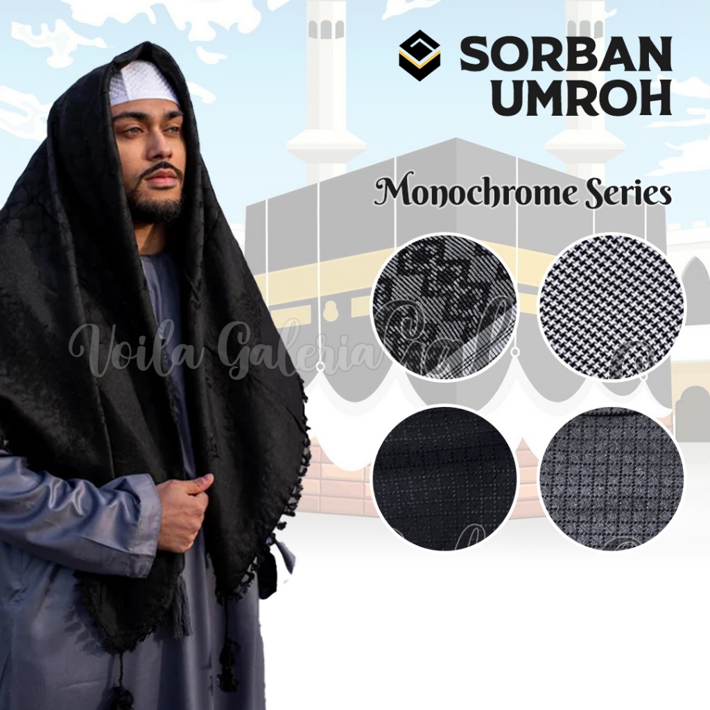 Umrah Hajj Turban - Imamah Umrah Equipment Turban Cloth | Shopee Malaysia