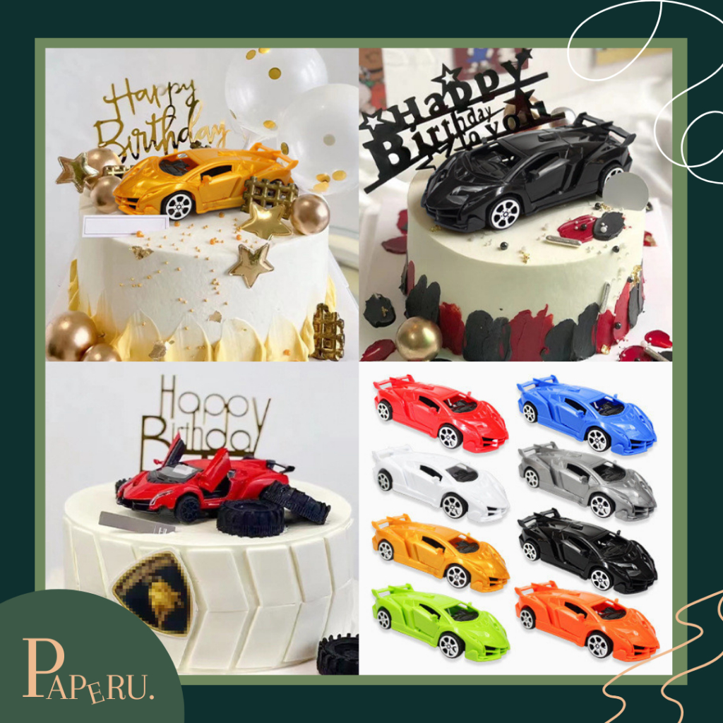 Sport Cars Cake Topper Racing Car Cake Decorations Cake Decorations ...
