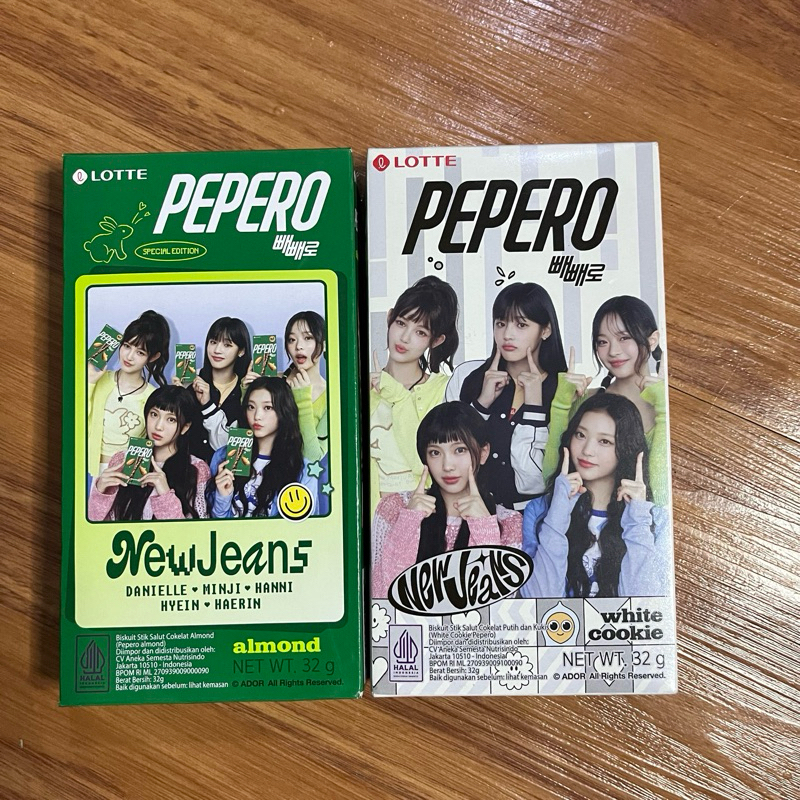 Pepero newjeans sealed, lotte pepero x newjeans minji hanni danielle ...