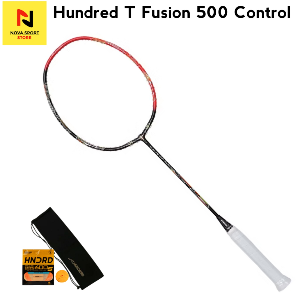 Hundred T Fusion 500 Control Badminton Racket | Shopee Malaysia