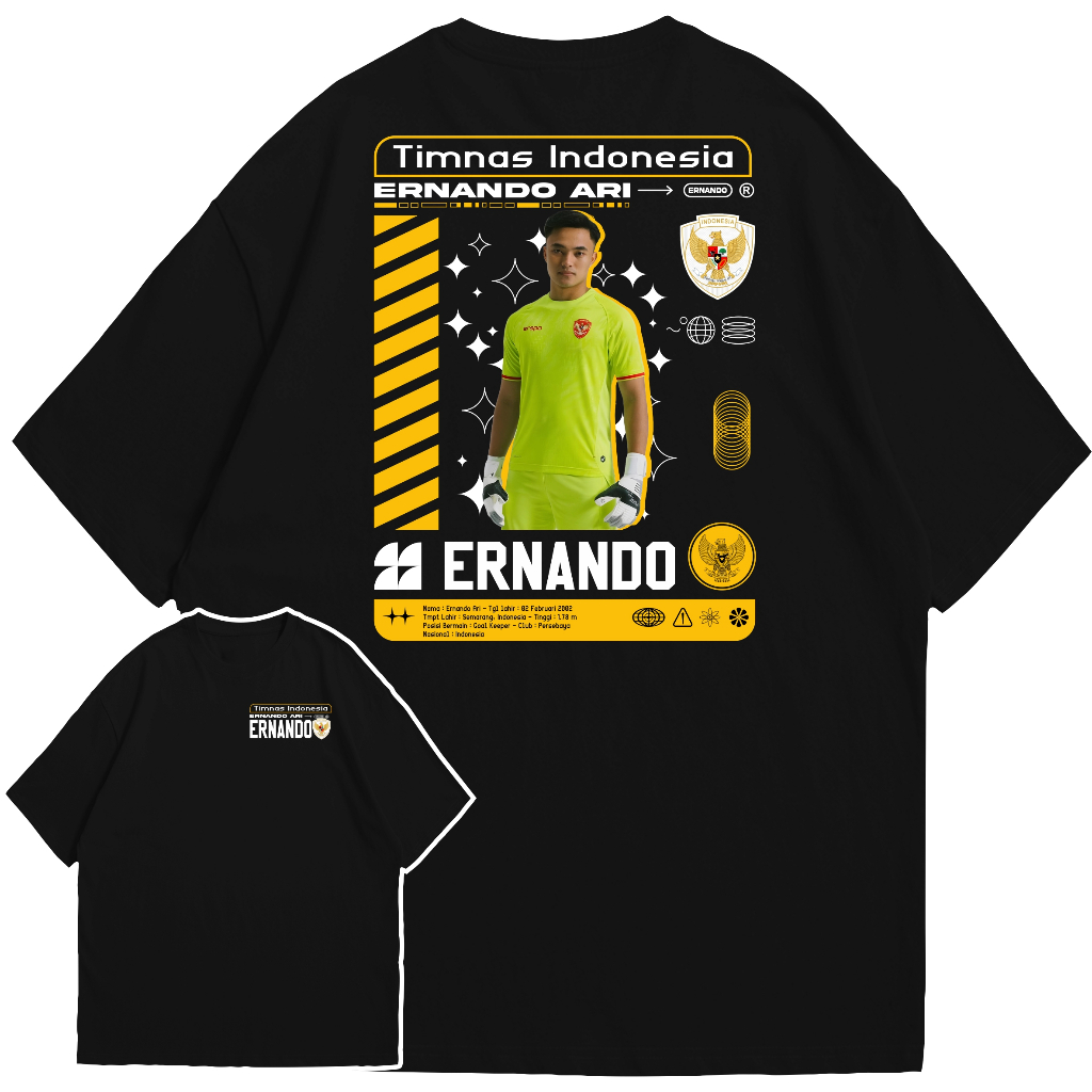 (Free Stickers, Sans) Tshirt Kaos Ernando Ari New Series Tshirt Cotton ...