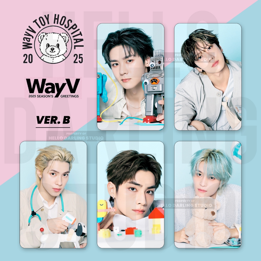 Nct WAyV 2025 Season's Greetings Ver. B Photocard. Unofficial. Fan Made ...