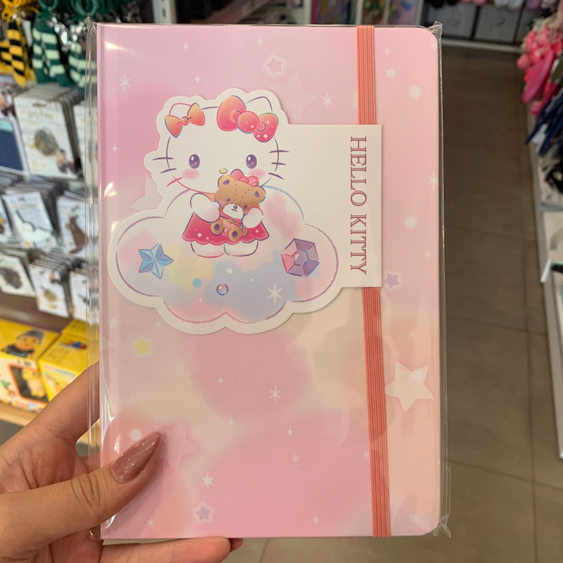 Miniso Hello Kitty A5 Hardcover Book with Band (80 Sheets) | Shopee ...