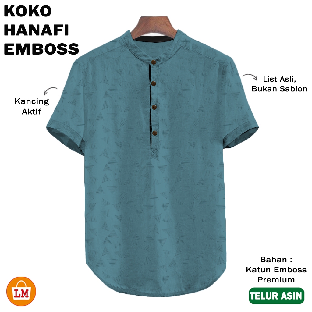 KATUN Lm 26432 HANAFI JUMBO Muslim Koko Men's Koko Shirt Premium ...
