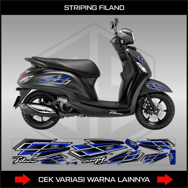 Filano Genuine Motorcycle Striping / Grand Filano Grapis Body List ...