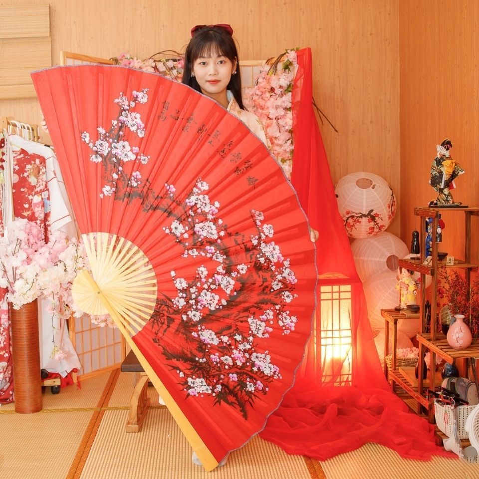 Jumbo Decorative Chinese Fan / Chinese New Year Painting Fan / Large ...