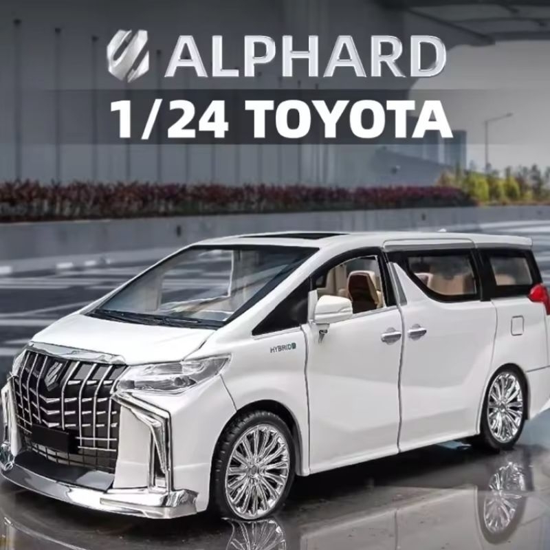 Diecast Toyota Alphard Vellfire Car Miniature Lexus Car Display Toy ...