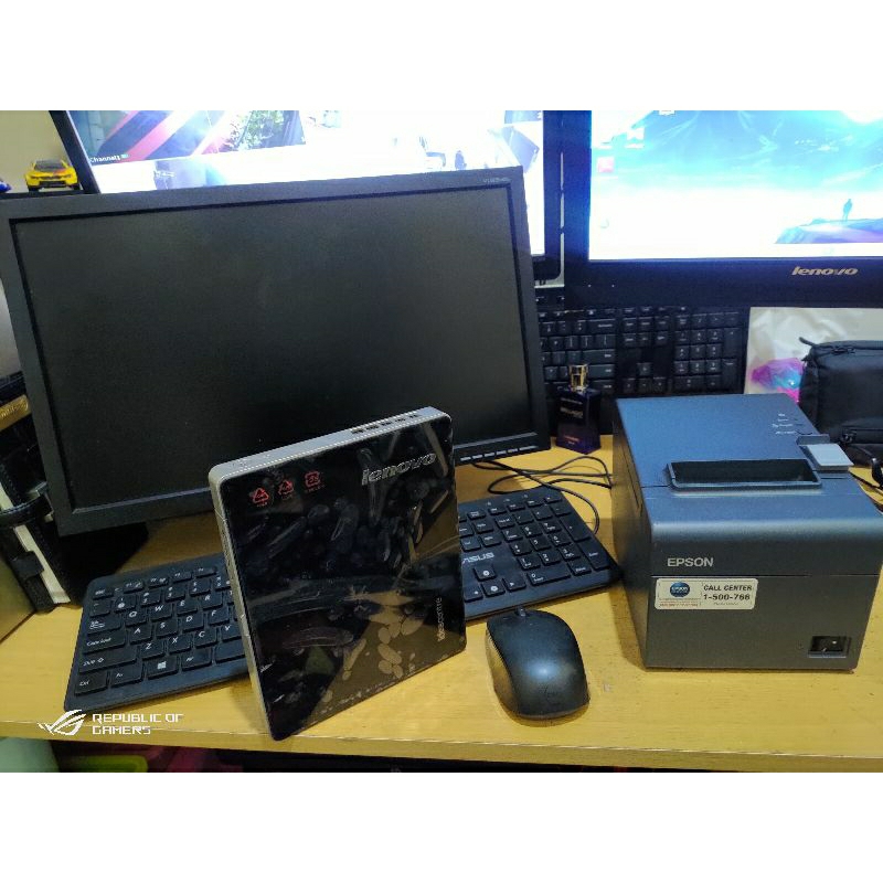 Ipos cashier computer package 4 epson tm-t82 mini pc printers save ...