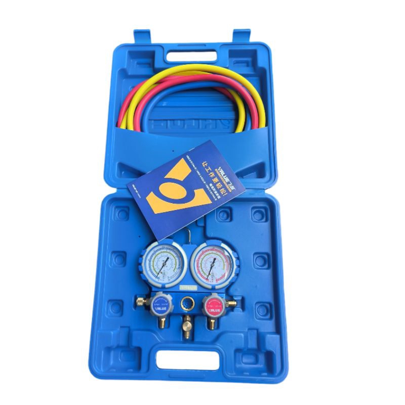 Testing Manifold Meter Kit Freon R410 R32 Value | Shopee Malaysia