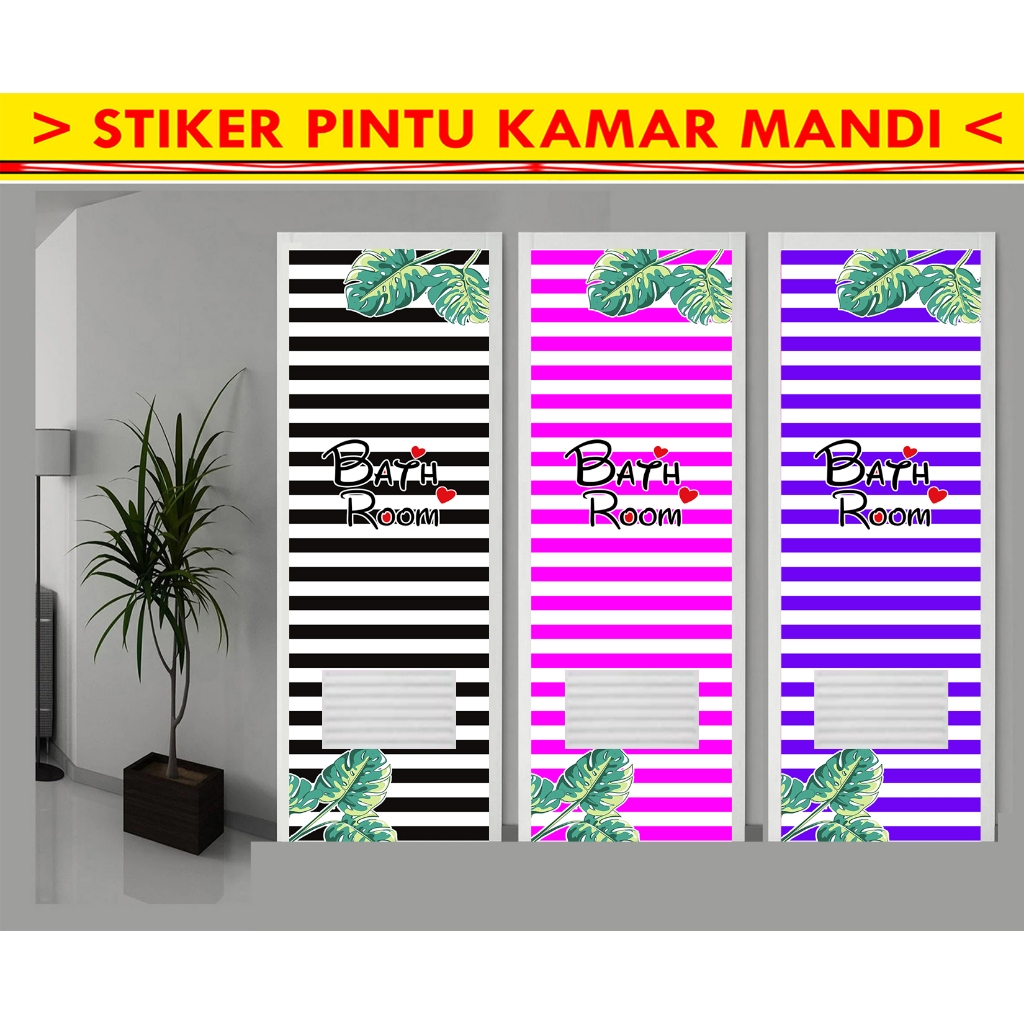 Bathroom DOOR STICKER, TOILET/WC DOOR STICKER | Shopee Malaysia