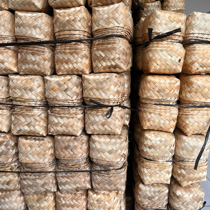 Bamboo basket 9x9 cm | Shopee Malaysia
