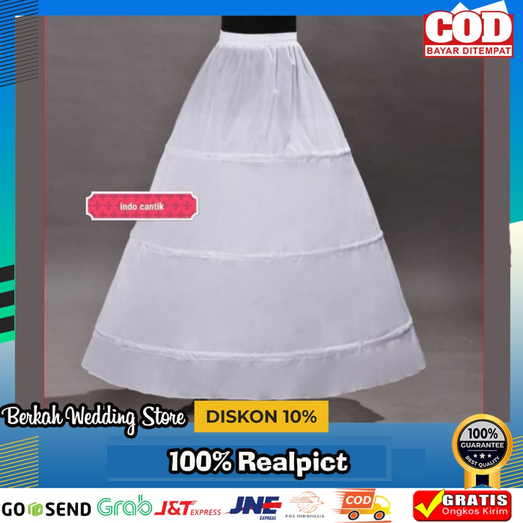 Petticoat PETIKUT PETIKOT WEDDING DRESS 3 RINGS DEVELOPER DRESS WEDDING ...