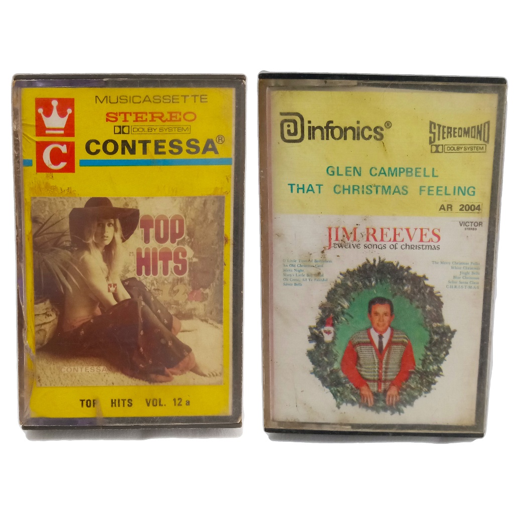 Old Contessa Top Hits Ribbon Cassette Vol. 12a and Glen Campbell That ...