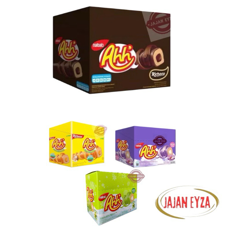 Nabati AHH CHEESE content 20 / NABATI AHH COKLAT / RICHEESE / RICHOCO ...