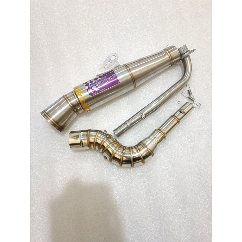 Daeng sai4 Pipe canister conical open specs exhaust Pipe for Wave 125 ...