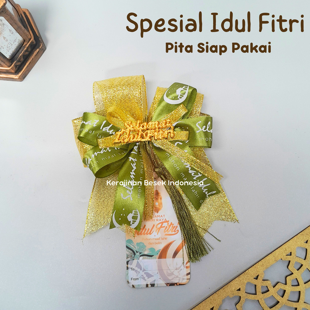 Special RIBBON SO READY TO USE IDL FITRI EID PREMIUM WRITING EDITION ...