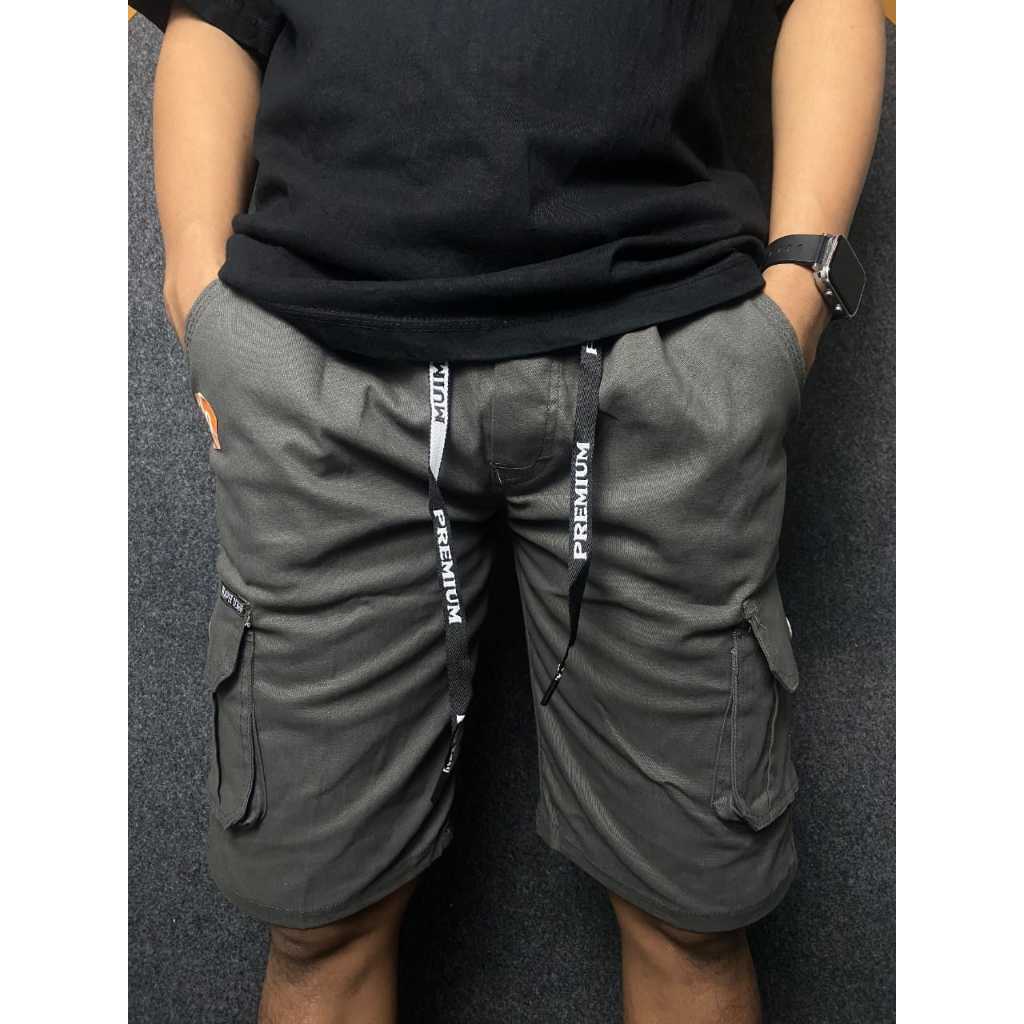 Men's CARGO SHORTS RUBBER WAIST SIZE 27-45 | Rapper Denim cargo shorts ...