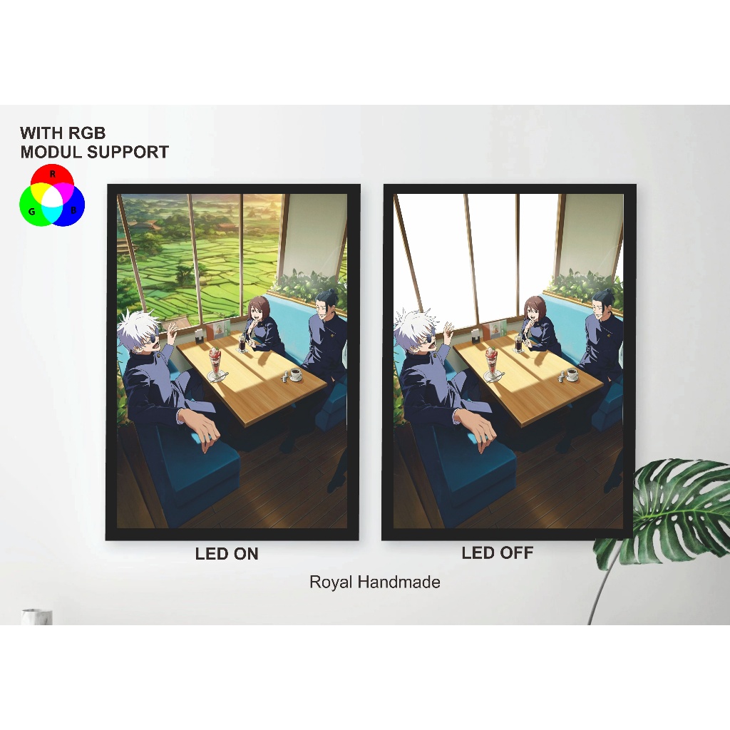 Gojo and Friend Cafe Dusk effects, RGB led painting lights, all colors ...